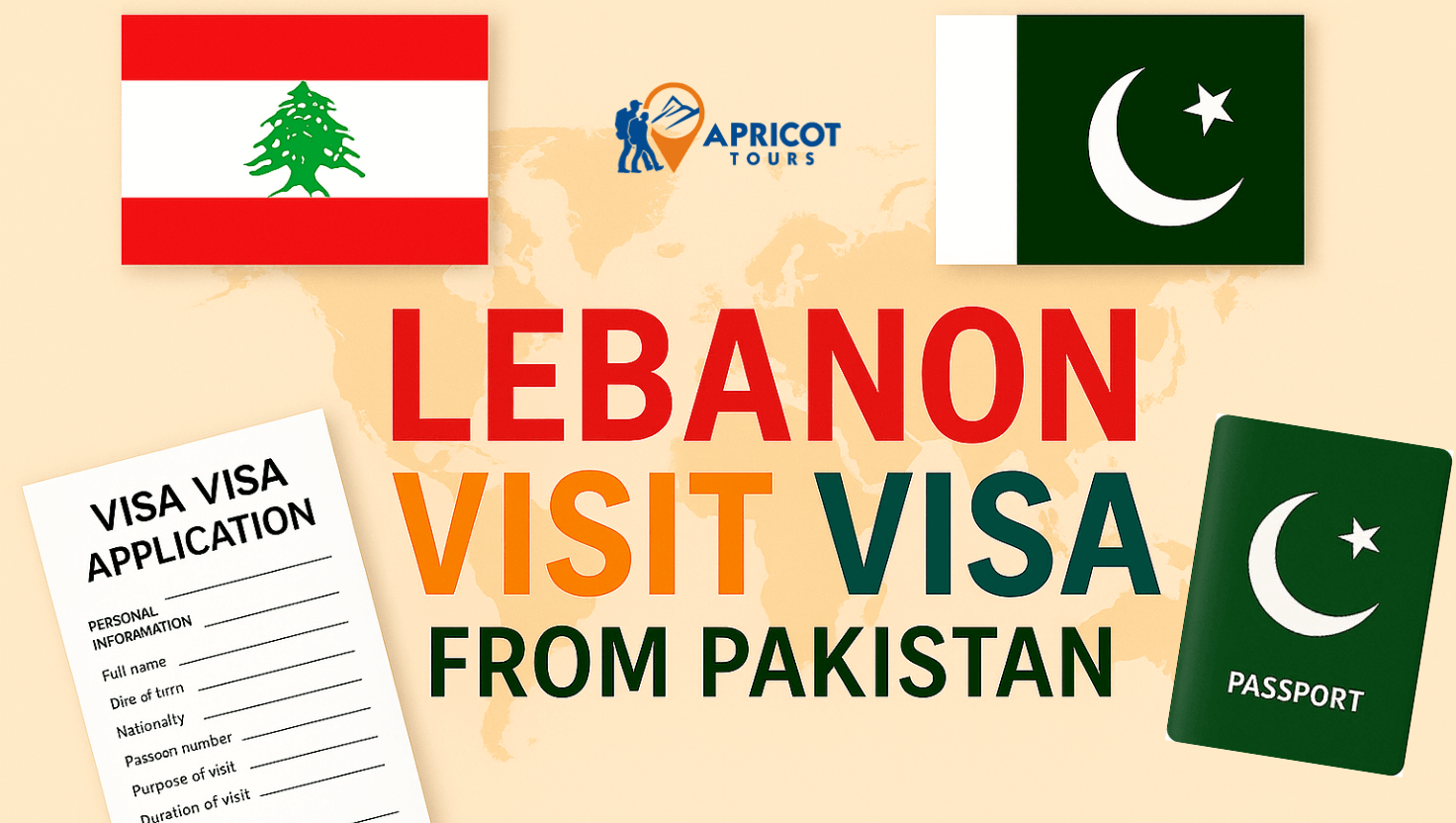 Lebanon Visit Visa from Pakistan 2026-27 | Apricot Tours