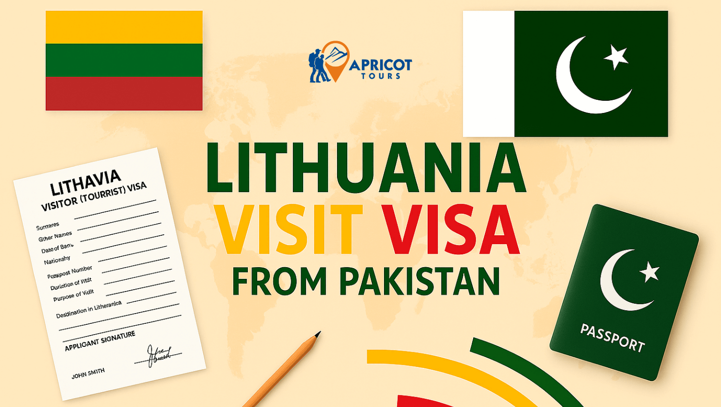Lithuania Visit Visa from Pakistan | 2026-27 | Apricot